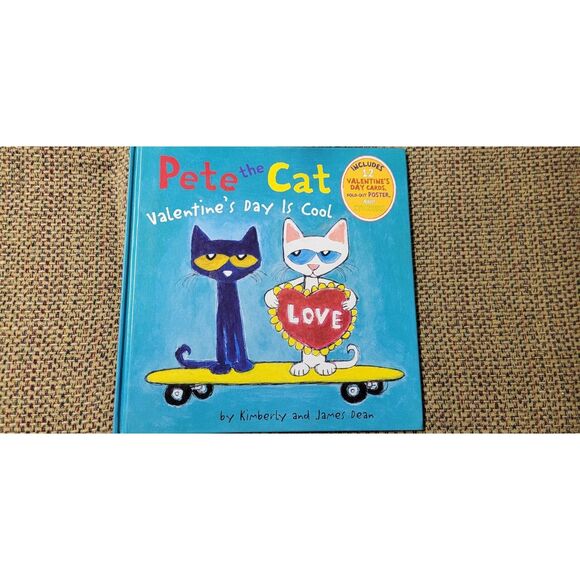 Toys | Kids Book Pete The Cat Valentines Day Is Cool Love By Kimberly ...